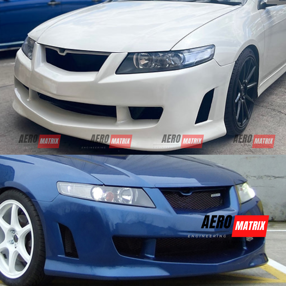 Honda Accord Euro CL7/CL9 2003–2007 Mugen V1 Style Front Bumper (Fibre ...